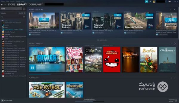 سرویس استیم چیست و چه ویژگی هایی دارد؟ - بلاگ پارس پک