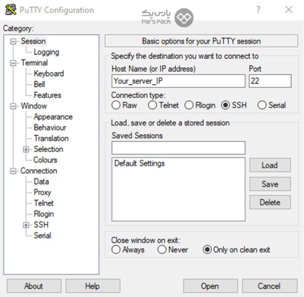آموزش نصب کنترل پنل Cyberpanel در CentOS 7 - پارس پک