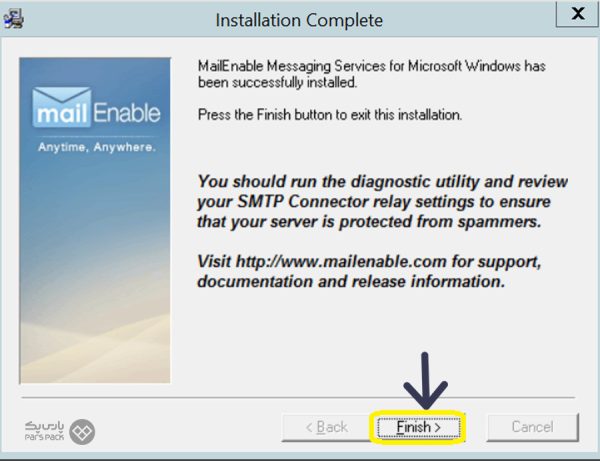 آموزش راه‌ اندازی میل سرور ویندوزی Mailenable - پارس پک