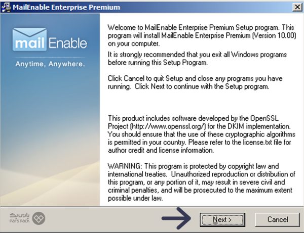 آموزش راه‌ اندازی میل سرور ویندوزی Mailenable - پارس پک
