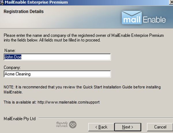 آموزش راه‌ اندازی میل سرور ویندوزی Mailenable - پارس پک