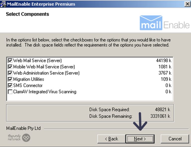 آموزش راه‌ اندازی میل سرور ویندوزی Mailenable - پارس پک