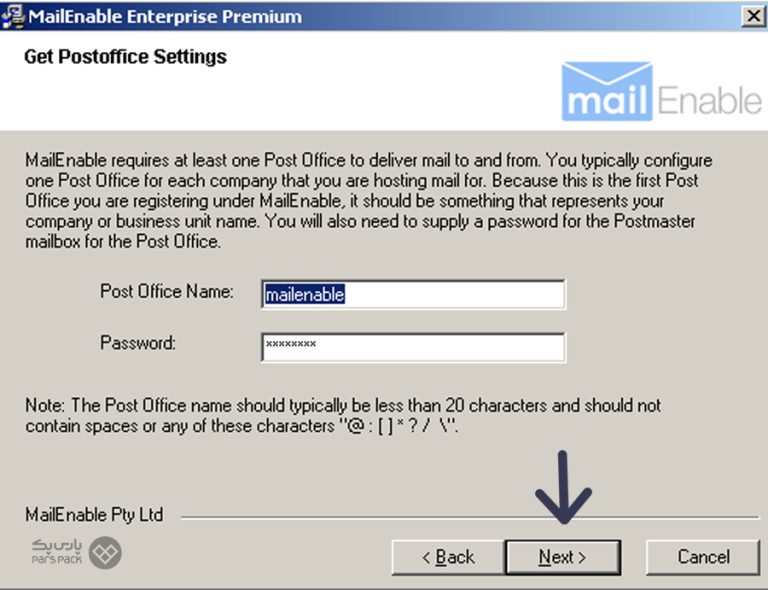 آموزش راه‌ اندازی میل سرور ویندوزی Mailenable - پارس پک