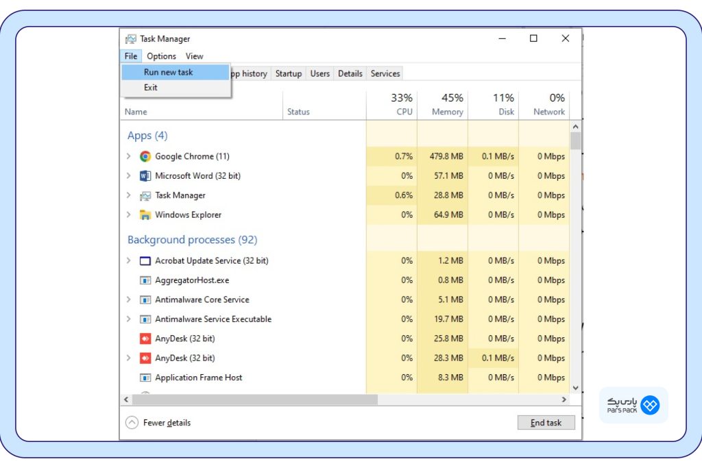 CMD چیست؟ 3 دستور کاربردی - پارس پک